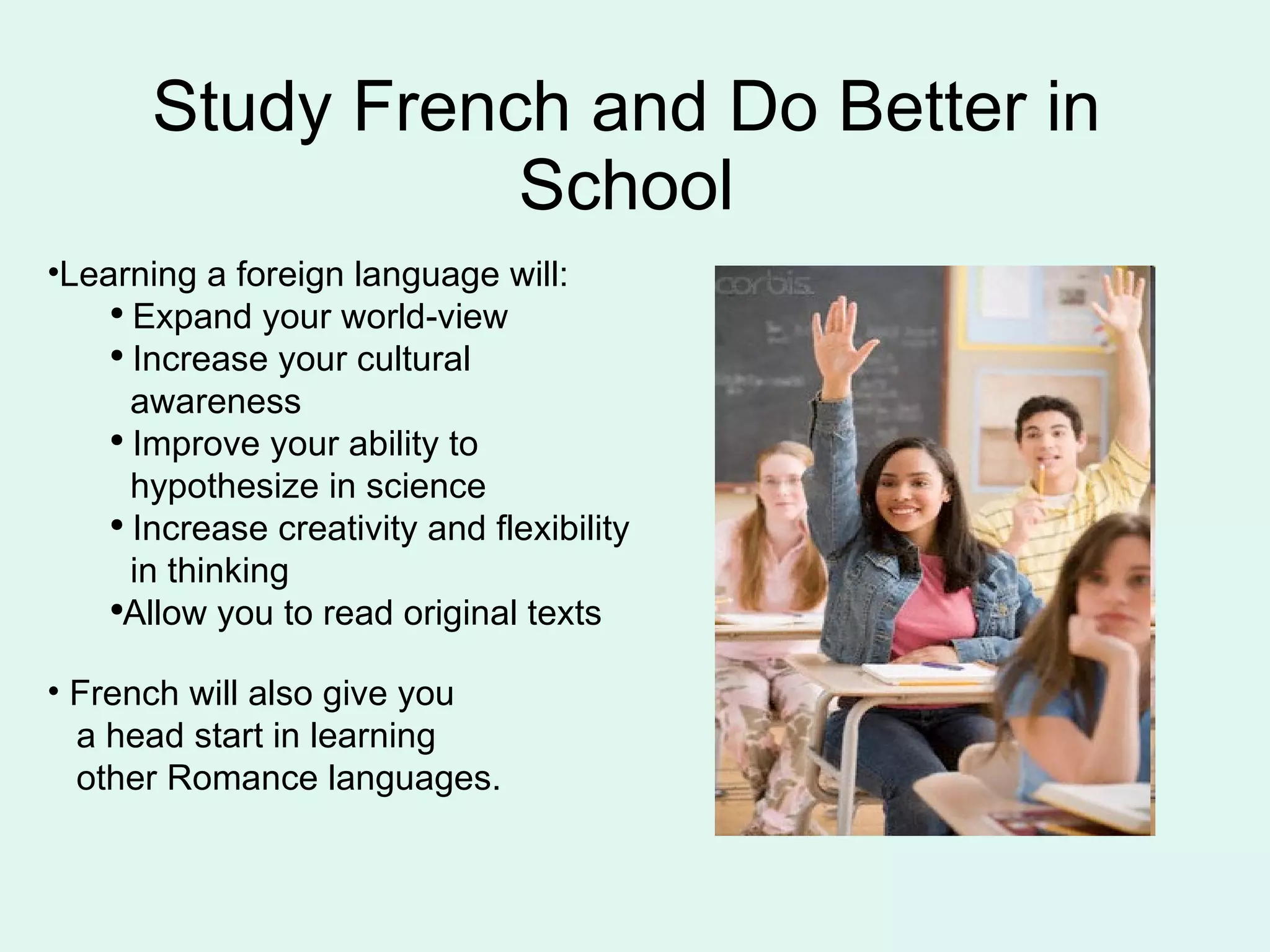 Why Learn French | PPT