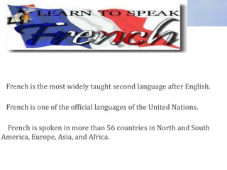 Why learn french | PPSX