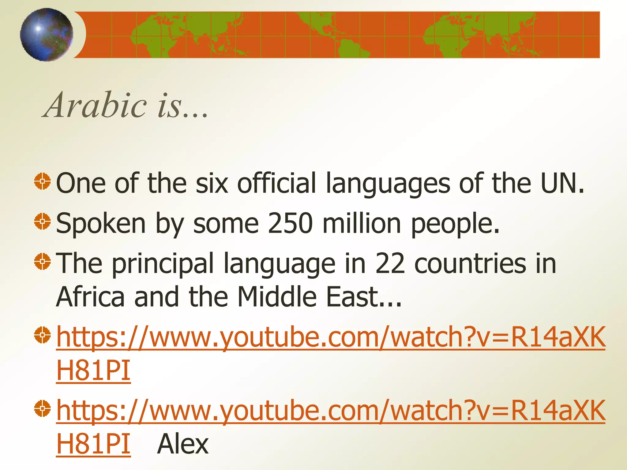 why learning Arabic is important.ppt