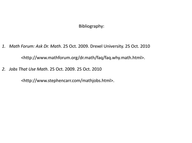 Why learn math | PPT