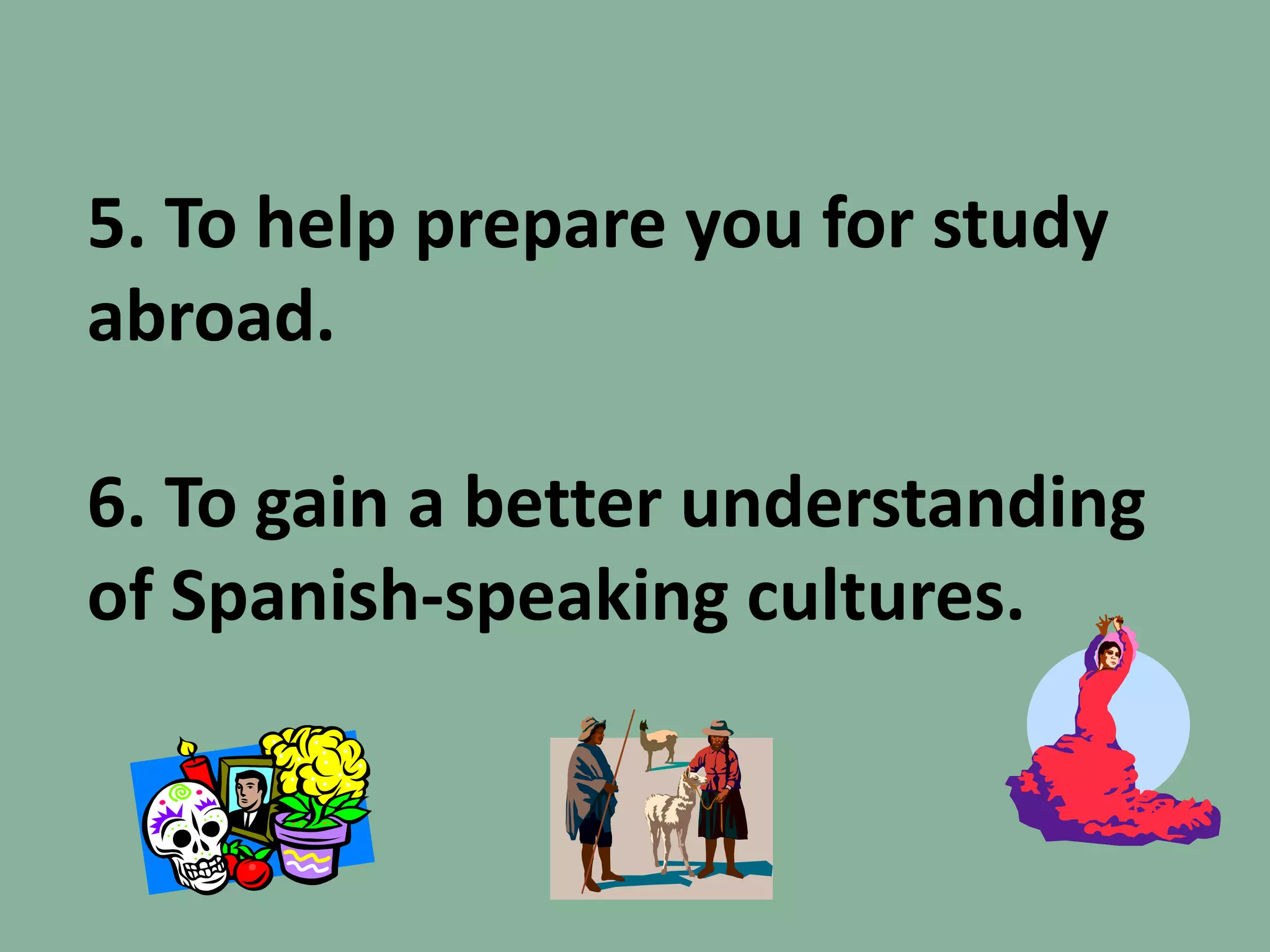 Why learn spanish ppt | PPTX