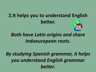 Why learn spanish ppt | PPTX