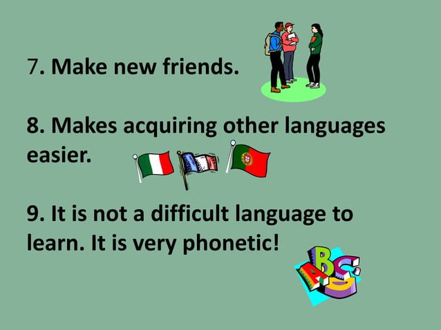 Why learn spanish ppt | PPTX