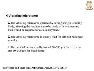 Botany:Microtome And Their Types | PPTX
