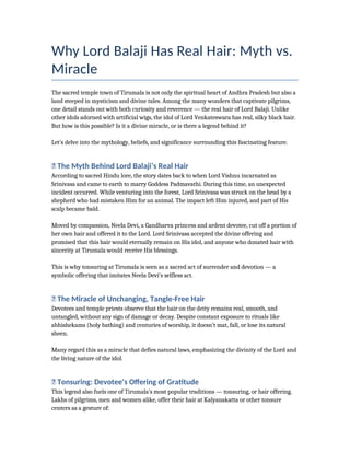 Why_Lord_Balaji_Has_Real_Hair_TirupatiBalajiPackage.docx