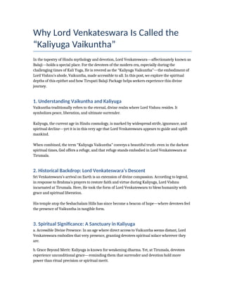Why_Lord_Venkateswara_Is_Called_Kaliyuga_Vaikuntha.docx