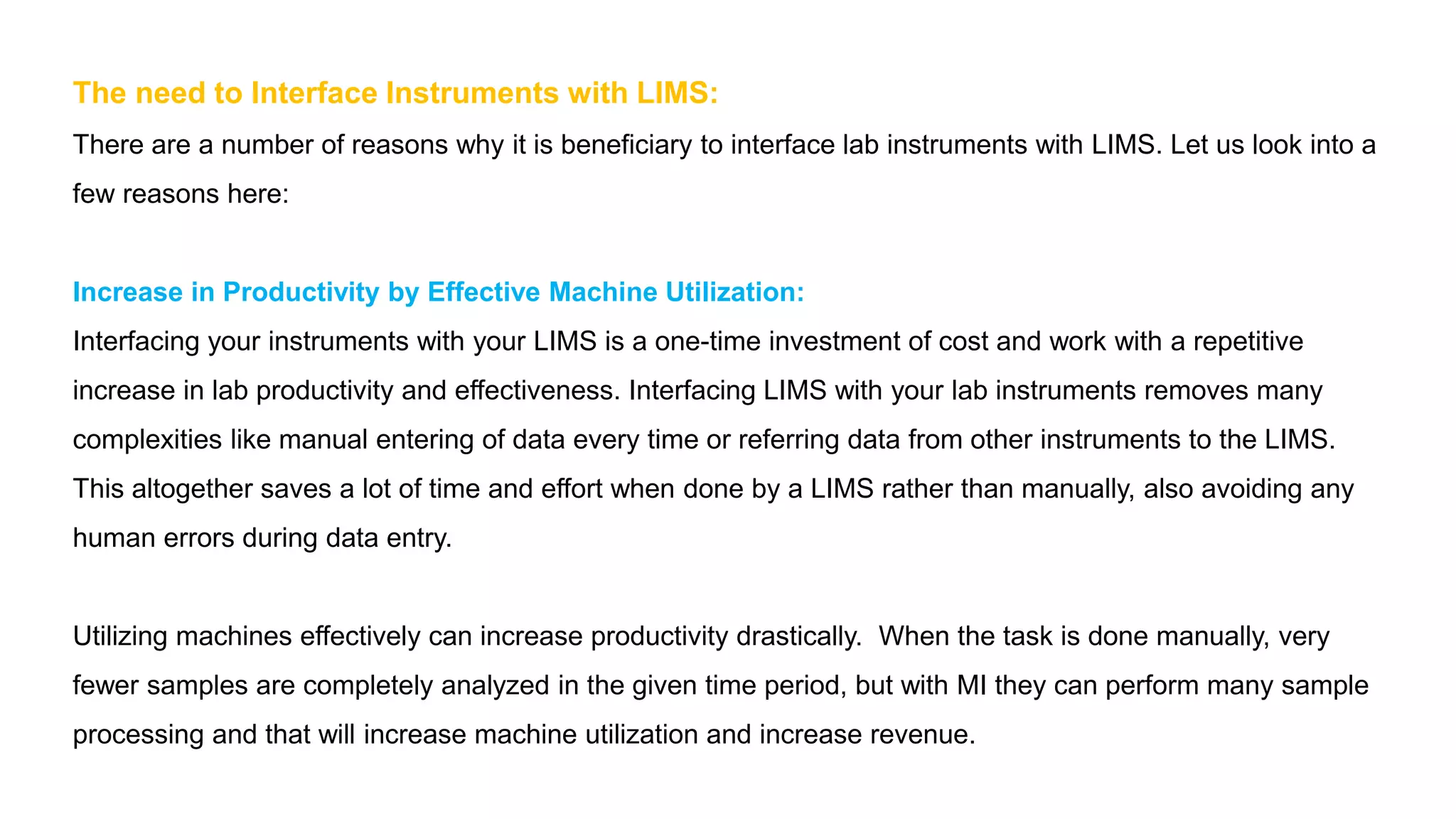 Why Machine Interfacing in LIMS is Important.pptx