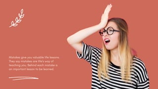 Why making mistakes is important in life | PDF