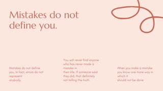 Why making mistakes is important in life | PDF