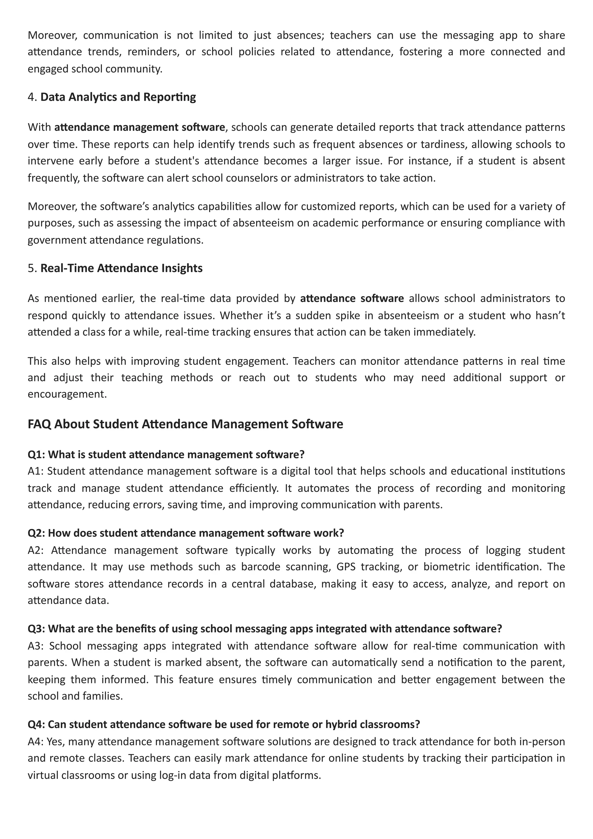 Why Manual Attendance Tracking Is Outdated and How Software Can Help | PDF