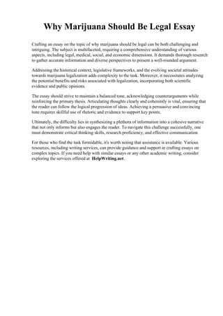 Why Marijuana Should Be Legal Essay.pdf