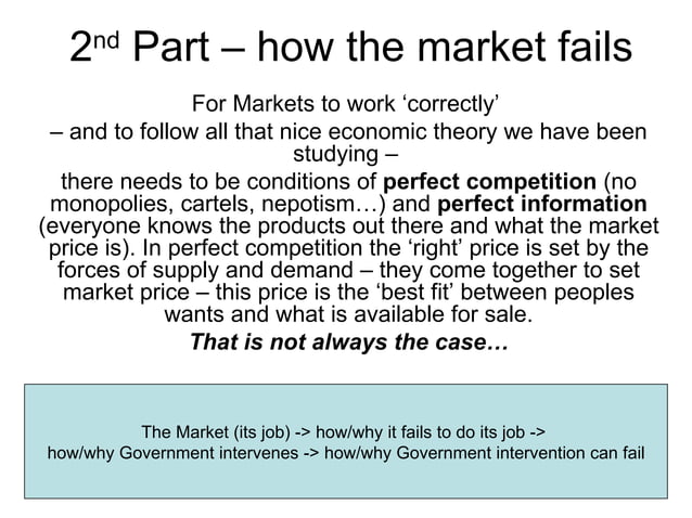 Why markets fail | PPT