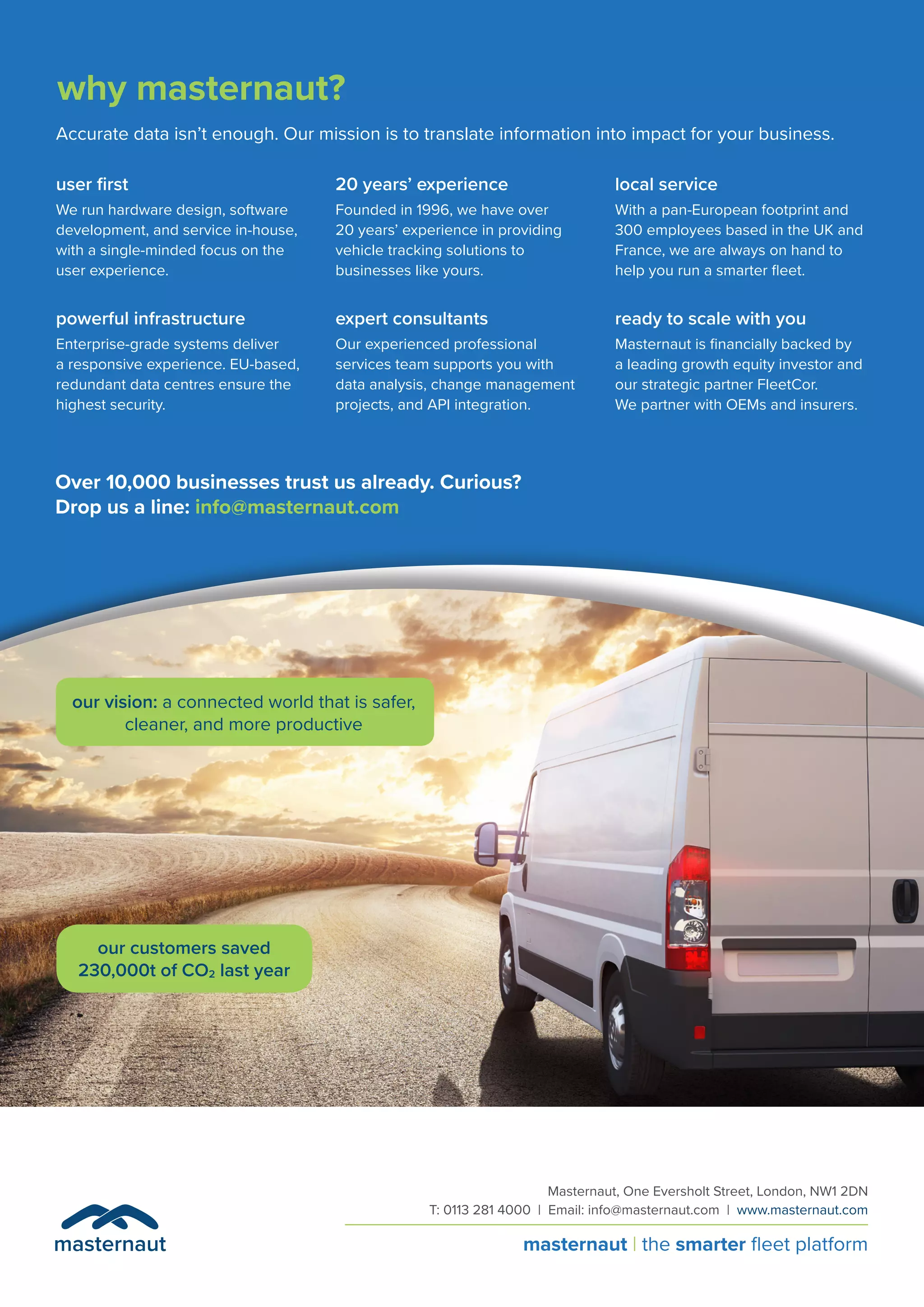 Why Masternaut, the smarter fleet platform | PDF