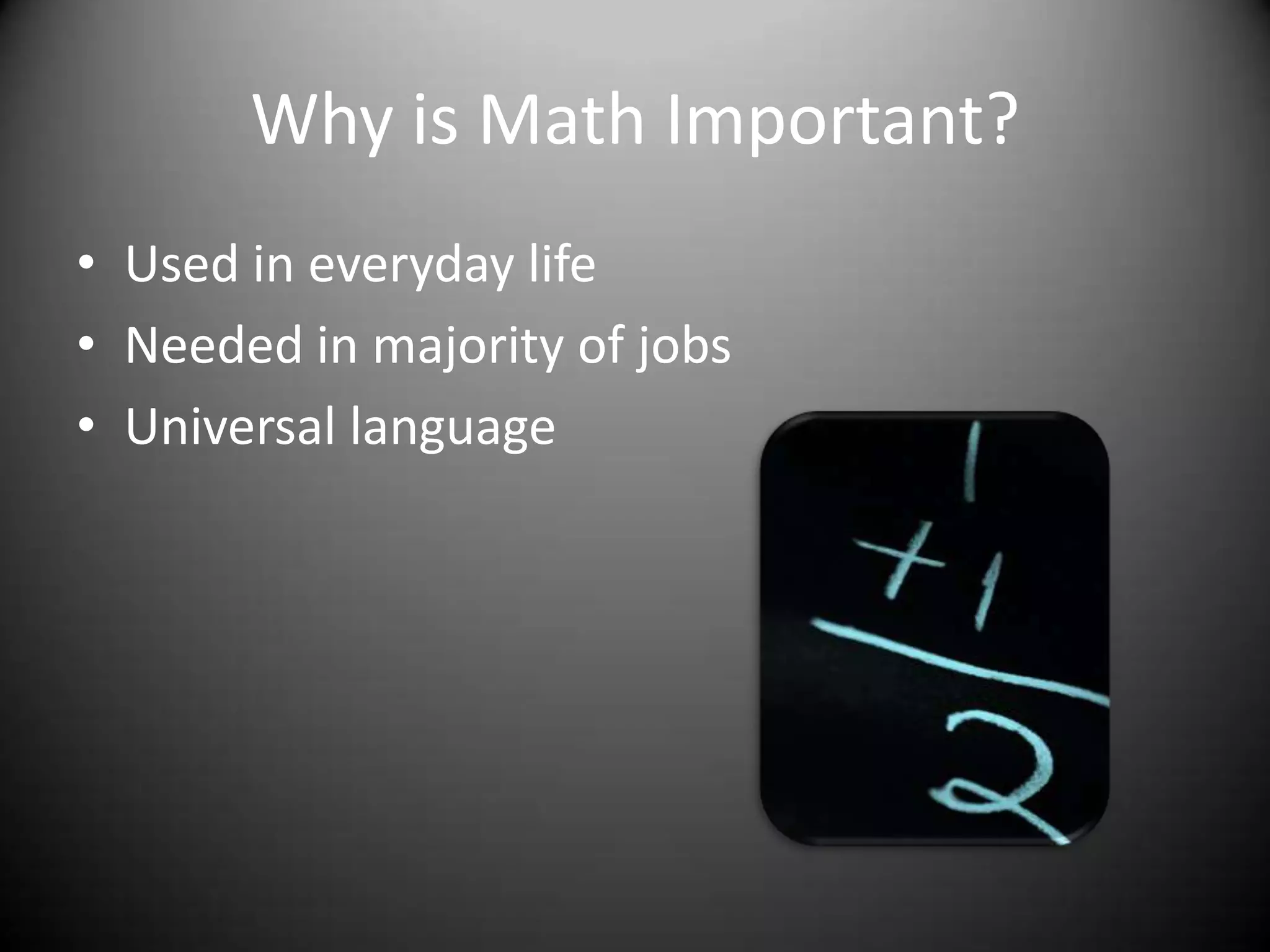 Why Math is Important | PPTX