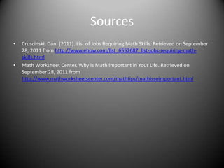 Why Math is Important | PPTX