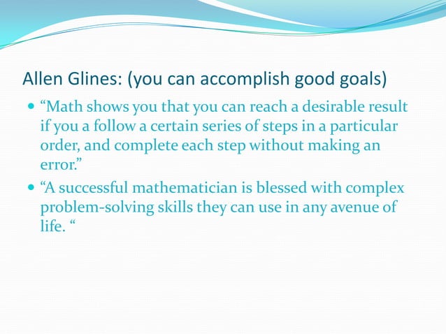 Why math is important! | PPTX