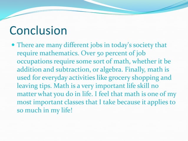 Why math is important! | PPTX