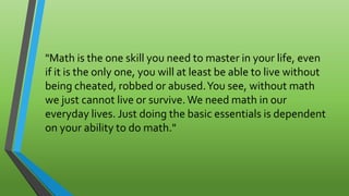 Why math is important | PPT