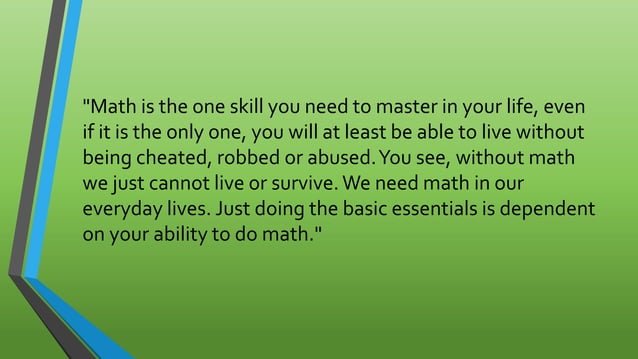 Why math is important | PPT
