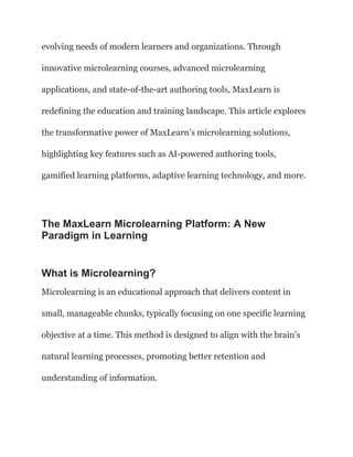 Why MaxLearn’s Microlearning LMS is the Future of Training.pdf