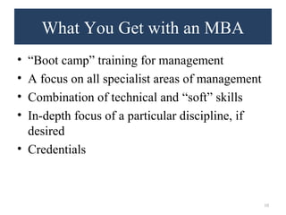 Why mba presentation | PPT