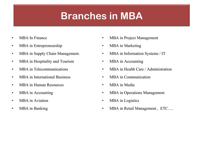 Why mba presentation | PPT
