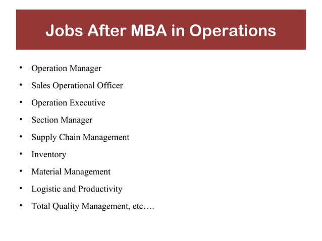 Why mba presentation | PPT