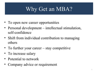 Why mba presentation | PPT