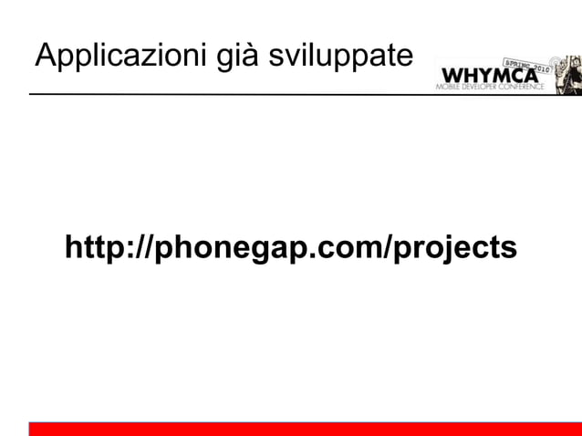 Whymca Sviluppare Applicazioni Mobile Native In Html E Javascript Ppt