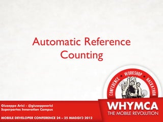Automatic Reference Counting | PPT