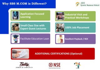 Why M.COM is Different at SBS | PPTX