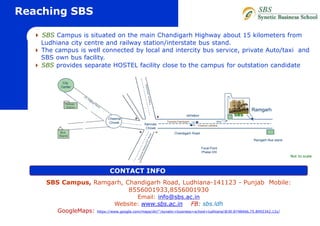 Why M.COM is Different at SBS | PPTX