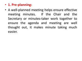Why meeting minutes are important.ppt