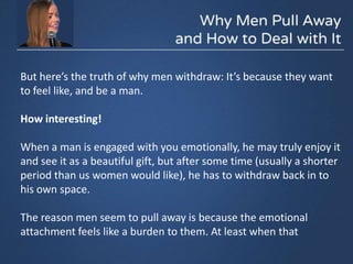 Why men pull away and how to deal with it | PPTX