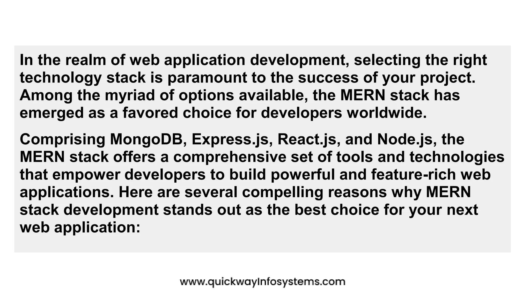 Why MERN Stack Development Is the Best Choice For Your Web Application.pptx