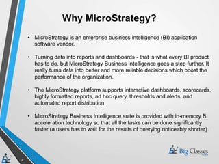 Why MicroStrategy | PPTX