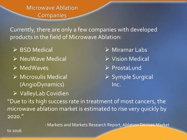 The benefits of microwave ablation | PPT