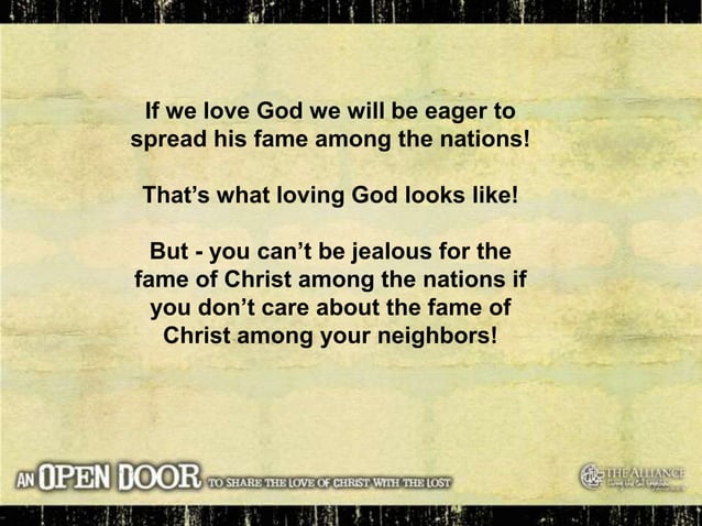 Why Missions? | PPTX