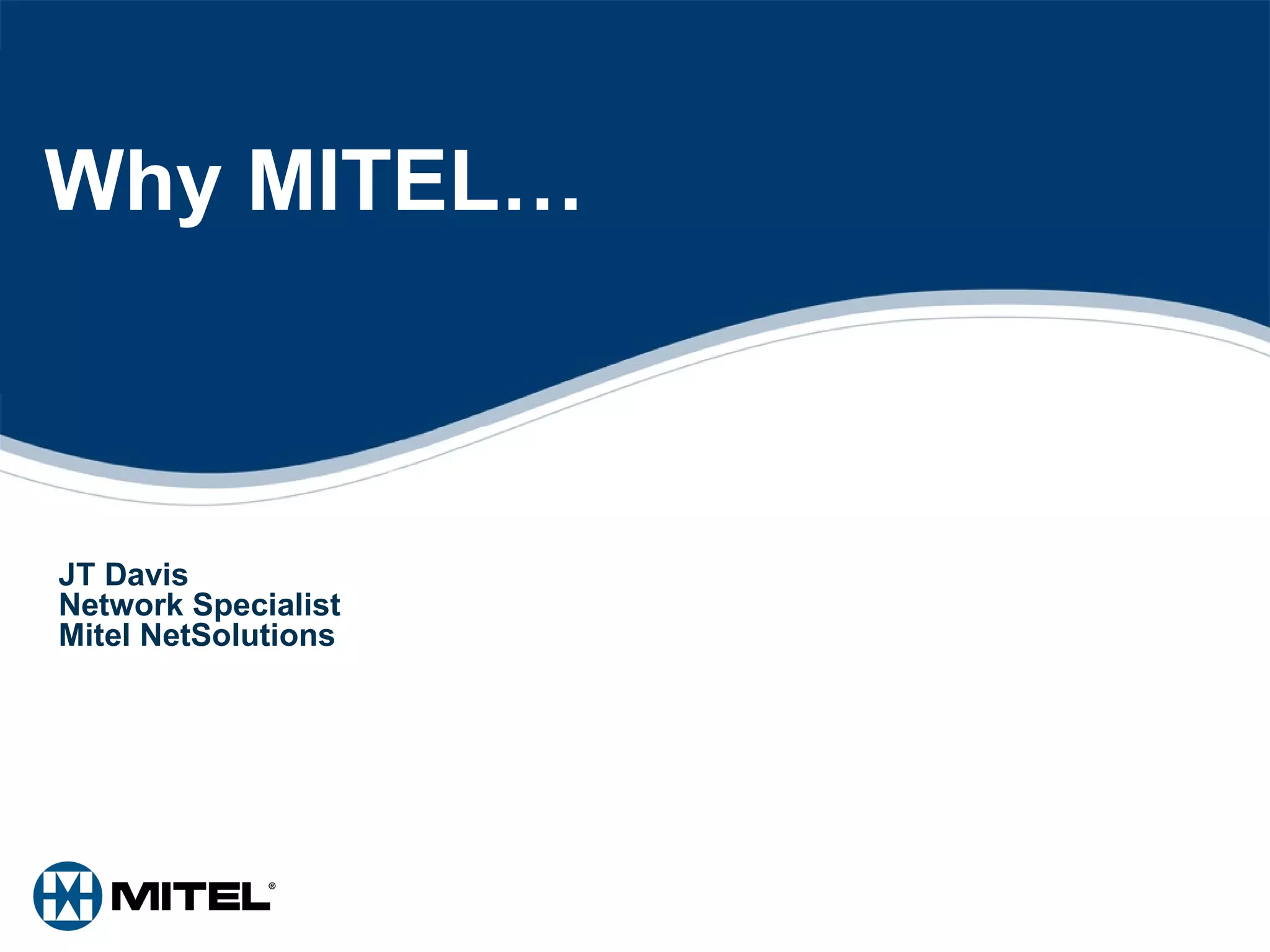 Why Mitel? | PPT