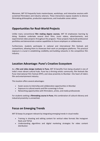 Why MIT Institute of Design Offers the Best Film and Video Design ...