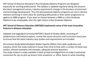 About MIT School of Distance Education, Pune | PPTX
