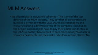 Why mlm is bad and why it should be avoided | ODP