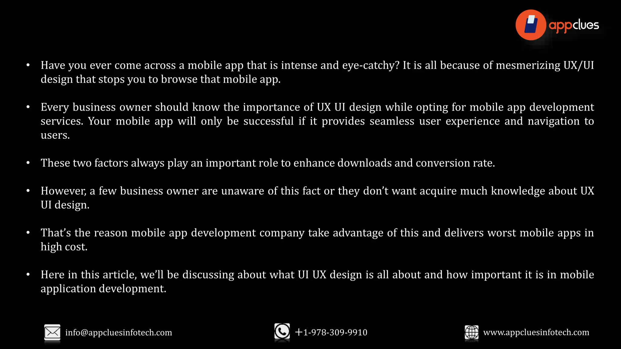 Why Mobile App Should Upgrade to UX/UI Design? | PPT