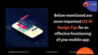 Why Mobile App Should Upgrade to UX/UI Design? | PPT