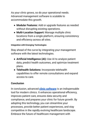 Why Modern Clinics Need Advanced Management Software.pdf