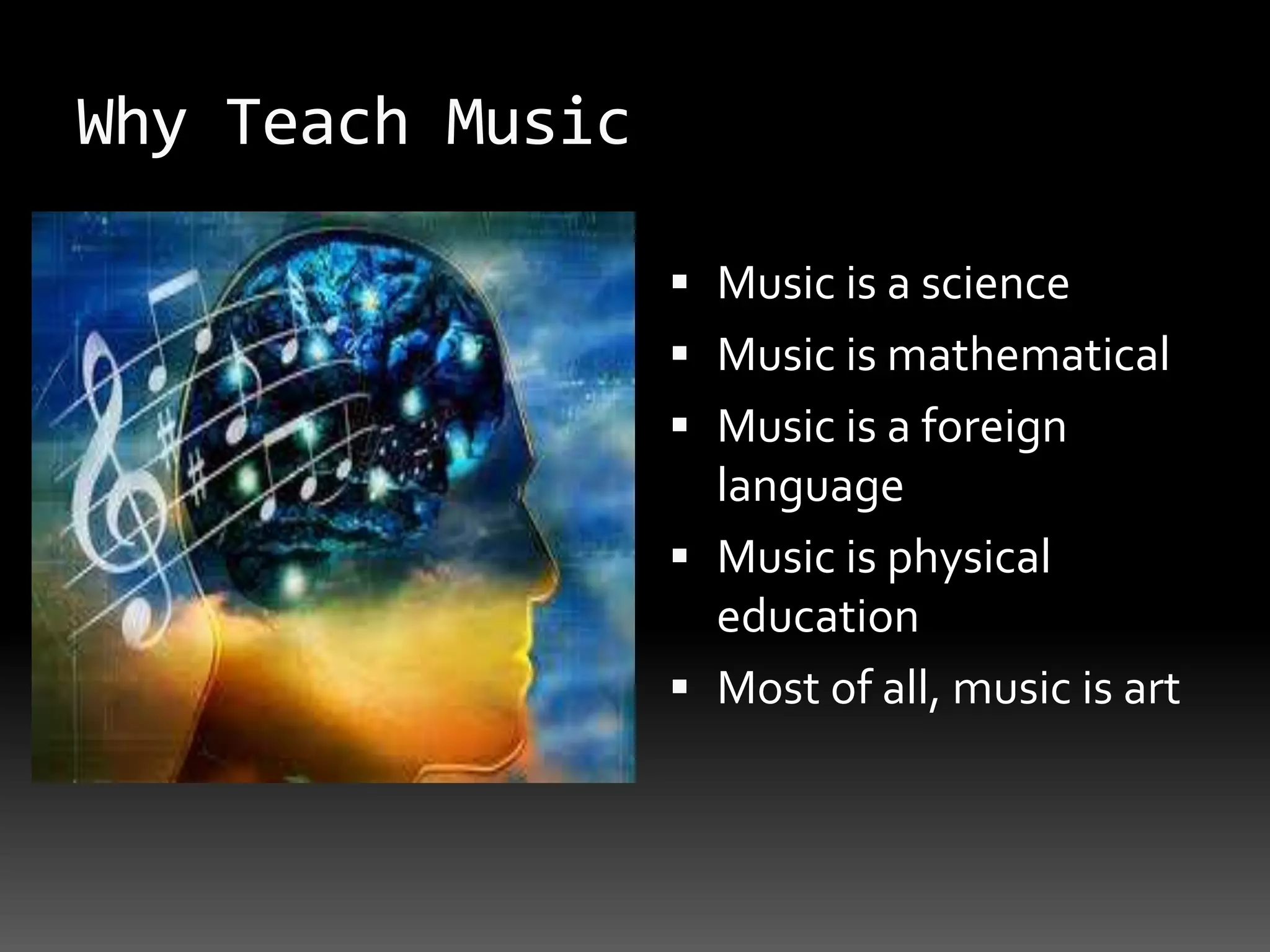Why music education | PPT