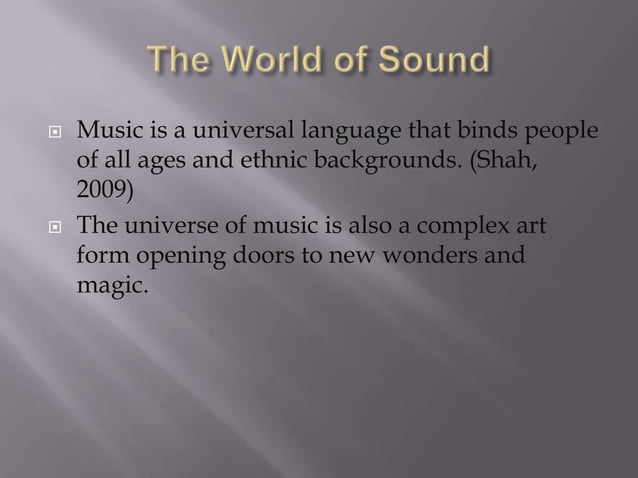 Why music is important | PPTX