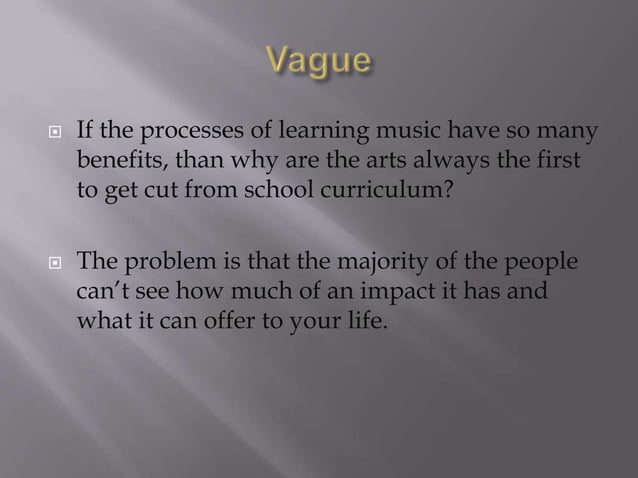 Why music is important | PPTX
