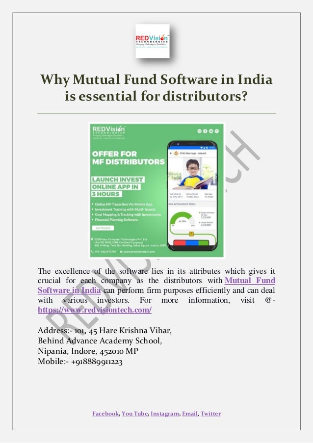 Why Mutual Fund Software in India is essential for distributors.pdf