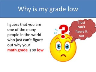Why my math grade is low | PDF | Mental Health | Diseases and Conditions